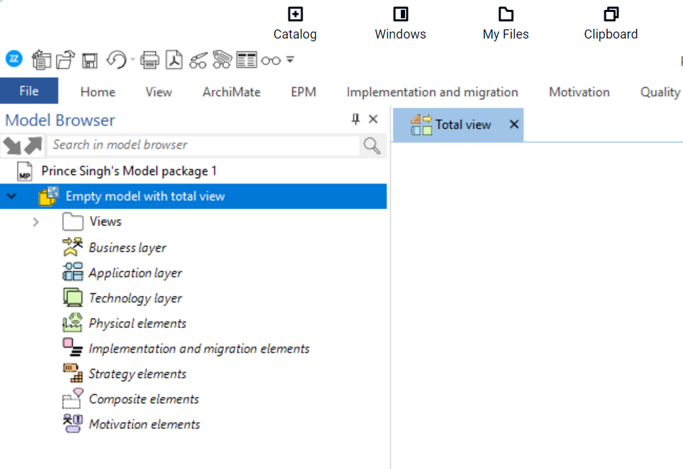 2.3. Import Archi model in Bizzdesign - Nbility Model